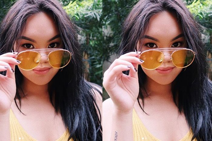 Photoshoot Bertema Bunga, Intip Gaya Makeup Unik Shafa Harris yang Curi ...