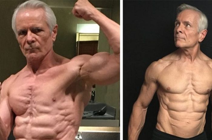 Patahkan Mitos Orang Tua Selalu Loyo, Kakek 67 Tahun Punya Badan yang ...