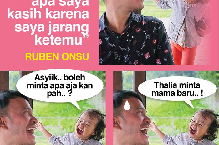 MEME : Ruben Onsu Jadi Senang Manjakan Anak