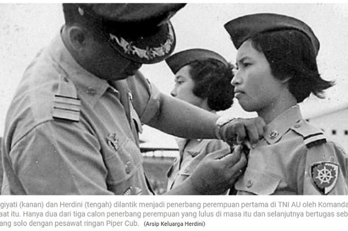 Srikandi Udara Pertama TNI AU, Siapakah Pilot Perempuan Pertama Indonesia?