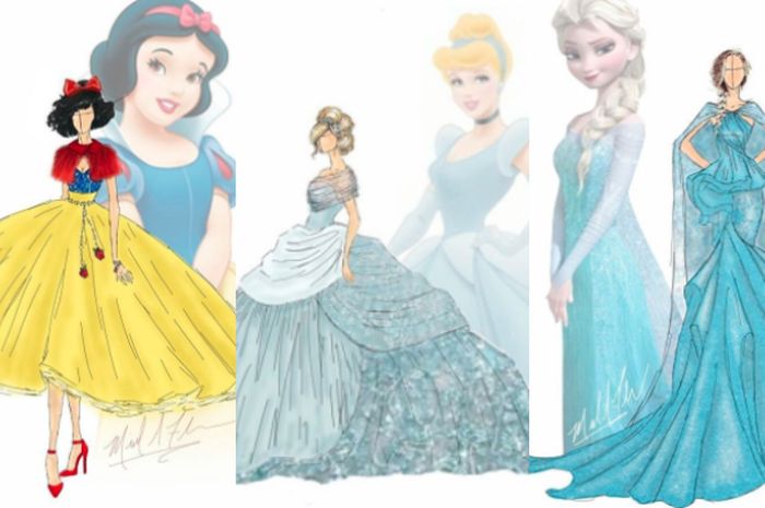Wow! Desainer Ini Buat Koleksi Gaun yang Terinspirasi dari Puteri ...