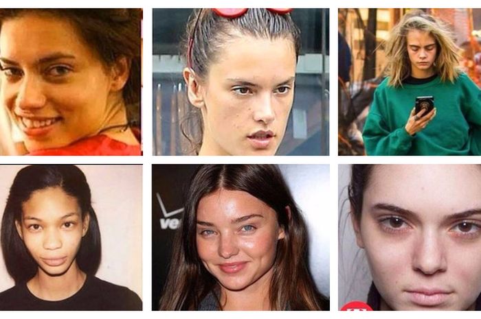 Wow! 10 Foto-foto Supermodel Tanpa Makeup Ini Menunjukkan Kalau Mereka ...