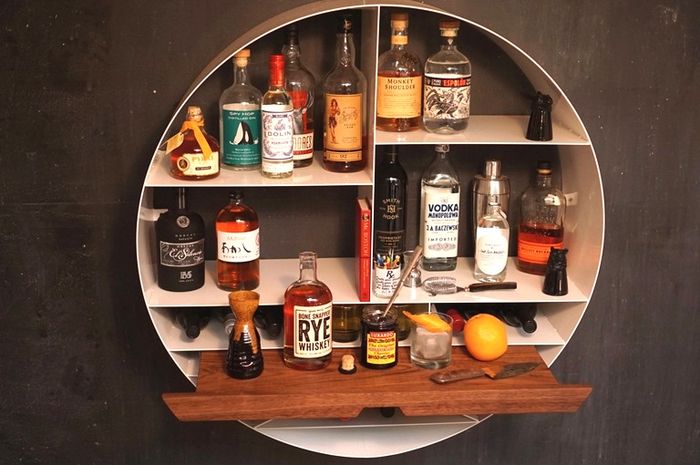 Unik Banget, Mini Bar Ini Cocok Untuk Rumah Mungil