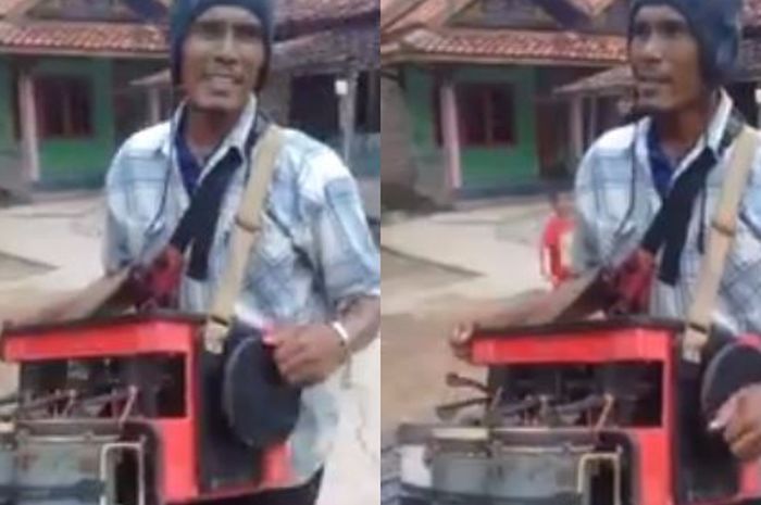 Unik, Pengamen Ini Modifikasi Alat Musiknya Menjadi Seperti Ini, Intip ...