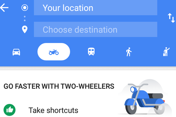 Akhirnya Google Maps Sediakan Rute Khusus Motor. - Hai