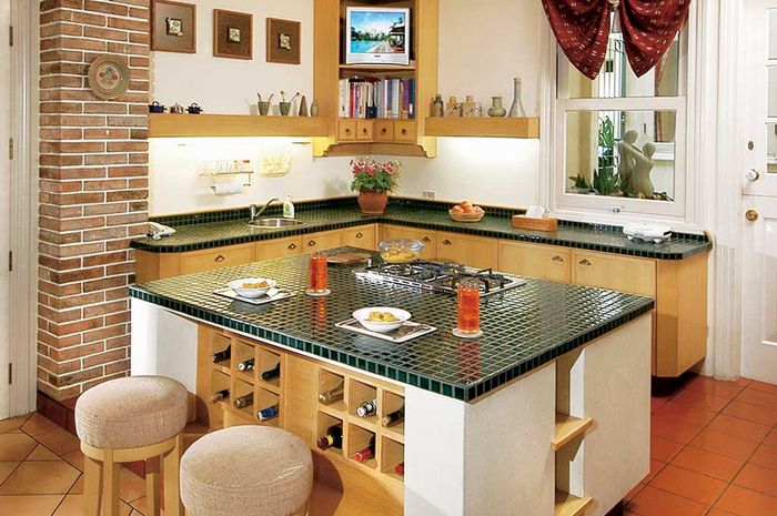 Kompor di Island Dapur - iDEA