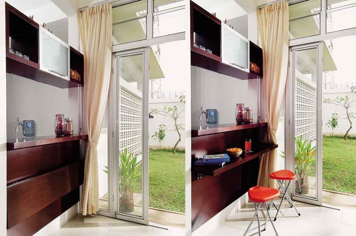 Praktis! Meja Pantry ini Bisa Dibuka-Tutup - iDEA