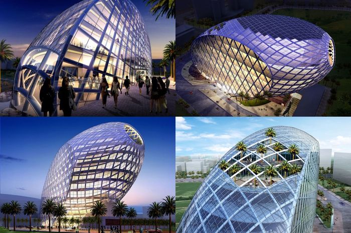 Cybertecture Egg, Telur Besar Hiasi Mumbai - iDEA