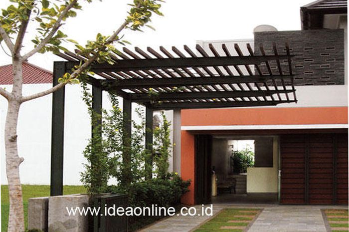 Waw, Atap Carport Melayang dengan Kantilever - iDEA