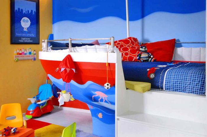 Mural di Kamar Anak? Apik! - iDEA