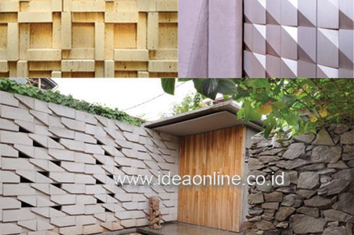 Teknik Kreasi Dekoratif Material pada Dinding - iDEA