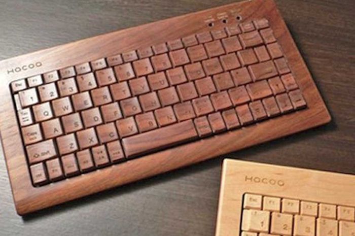 Semangat dengan Keyboard Kayu Hacoa - iDEA