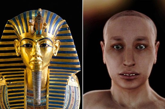Paradoks Wajah Asli Raja Tutankhamun dan Keindahan Topeng Emas yang ...