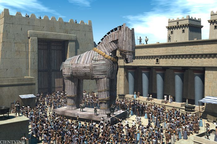 Kisah Kuda Trojan - Intisari