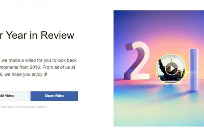 Begini Cara Membuat Video Facebook Year in Review - Intisari