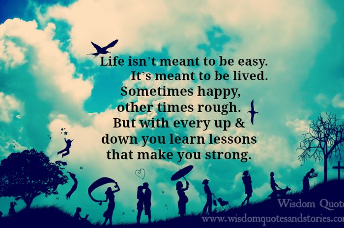 Kehidupan Ini Tidak Selalu Manis Seperti yang Kita Harapkan, Jadilah ...