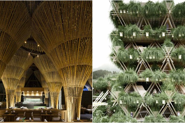 Keren, 4 Bangunan Menakjubkan Ini Terbuat dari Bambu, Salah Satunya Ada ...