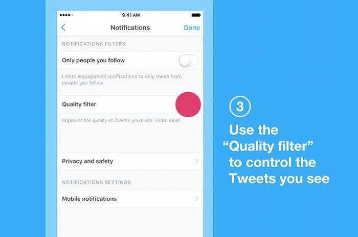 Twitter Merilis Fitur Quality Filter untuk Pengguna Umum - MakeMac Twitter Merilis Fitur Quality Filter untuk Pengguna Umum - MakeMac