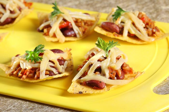 Spicy Tortilla Triangles - Nakita