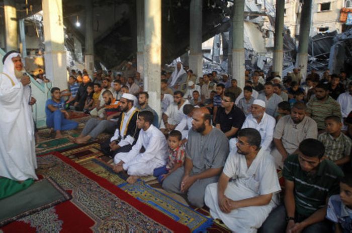Bagaimana Warga Gaza Menunaikan Salat Ied? - National Geographic