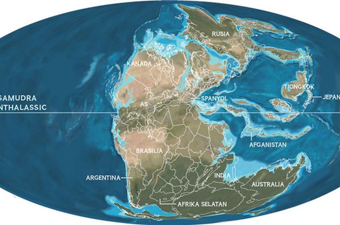 Inilah Pangaea, Rupa Benua Pertama Kita - National Geographic