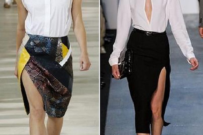 Rok Pensil dengan Belahan Tinggi Makin Ngetren Tahun Depan - Nova