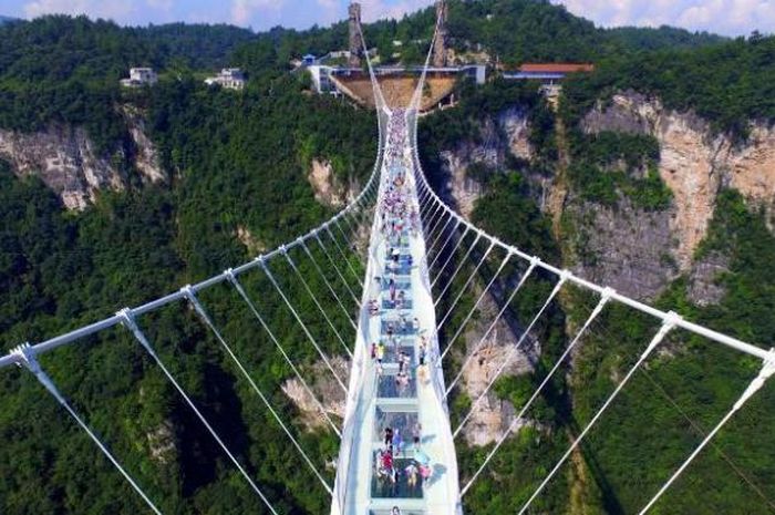 Ini Dia Jembatan Kaca Tertinggi dan Terpanjang di Dunia - Nova Ini Dia Jembatan Kaca Tertinggi dan Terpanjang di Dunia - Nova