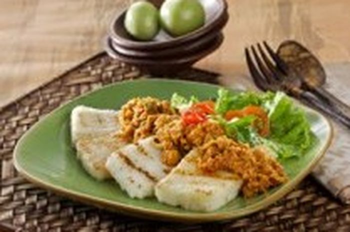 KETAN BAKAR DAN SAMBAL ONCOM - Sajian Sedap