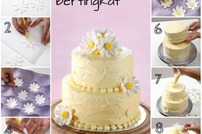 CAKE ASTER BERTINGKAT - Sajian Sedap
