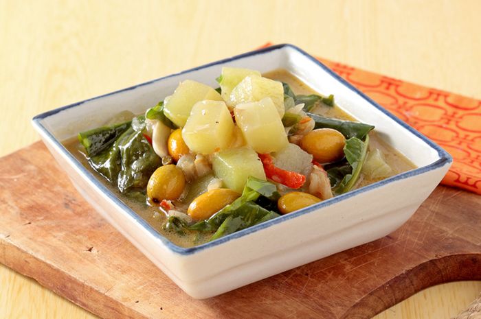 Resep Sayur Labu Melinjo Sedap Maksimal - Sajian Sedap