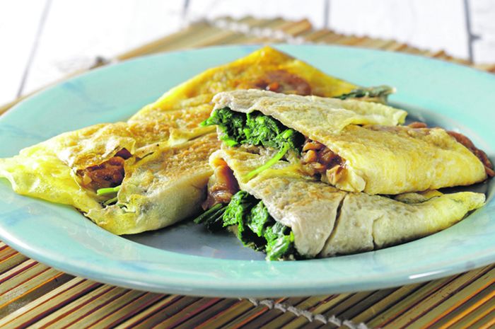 Telur Lipat Bayam Jamur Ini Bisa Tersaji Hanya Dalam Dua Langkah Mudah ...
