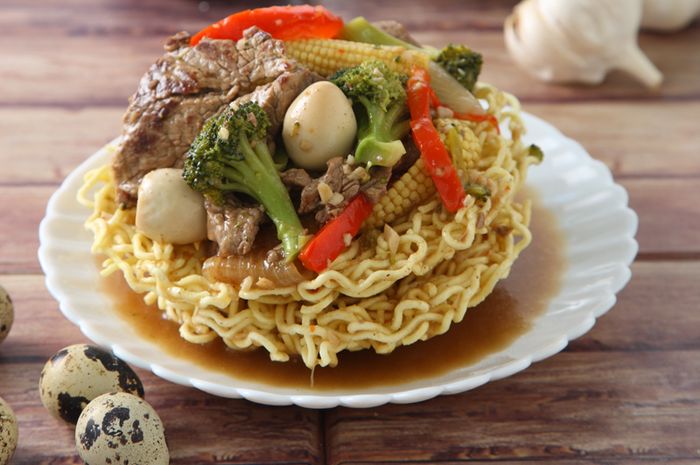 Membuat Ifumi Daging Sapi ala Restoran Chinese, Paduan Mi Garing dan ...