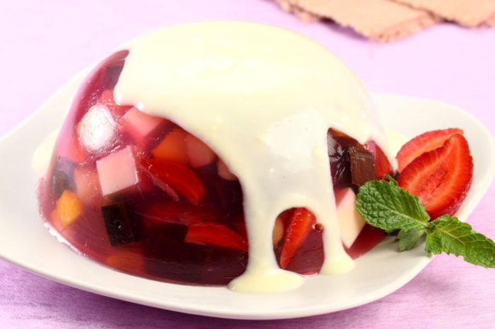 Sudah Coba Puding Kaca Isi Buah yang Cantik Ini Belum? - Sajian Sedap