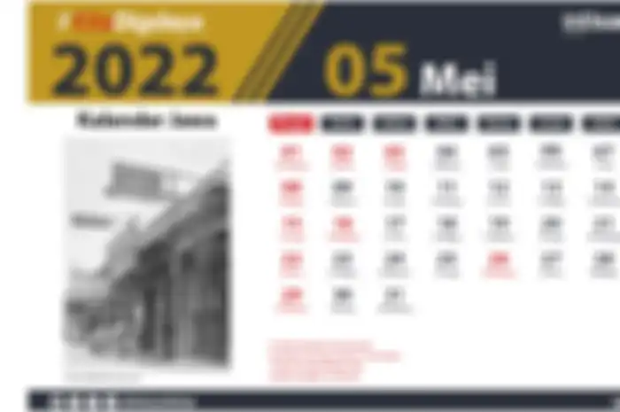 Kalender Mei 2022, Menjelang Hari Kebangkitan Nasional ke-114 Tahun dan ...