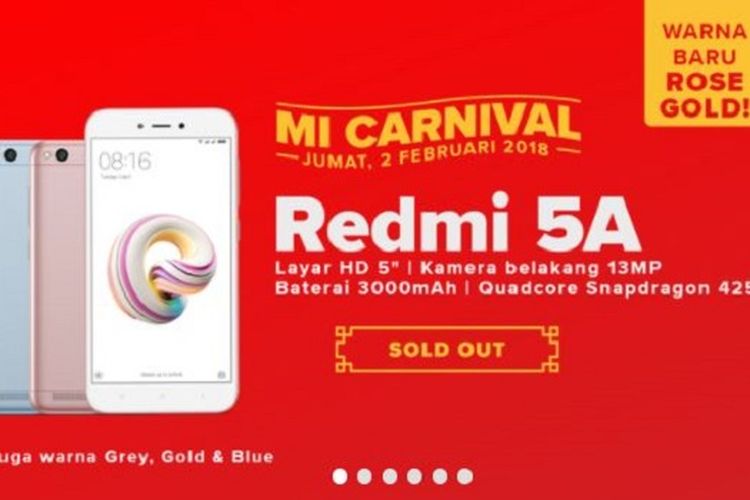 Parah! Flash Sale Xiaomi Redmi 5A Lazada Cuma Berlangsung 4 Menit