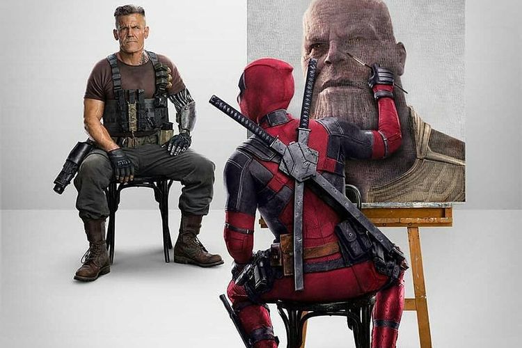 Kocak! Begini Hasil Lukisan Deadpool kalo Doi jadi Seorang Pelukis ...