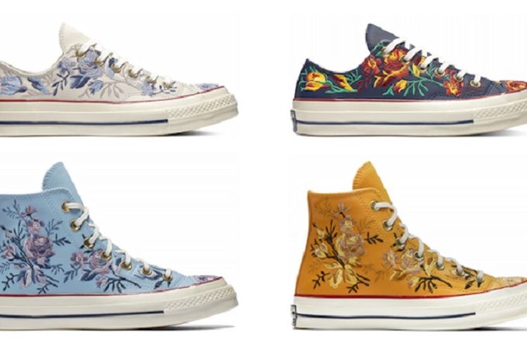 Gemas! Converse Luncurkan Sneaker Chuck Taylor dengan Bordiran Motif ...