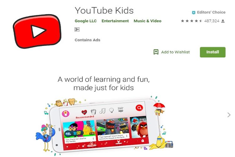 Youtube Kids Kini Sudah Bisa Diunduh di Indonesia, Bikin Orang Tua Tenang