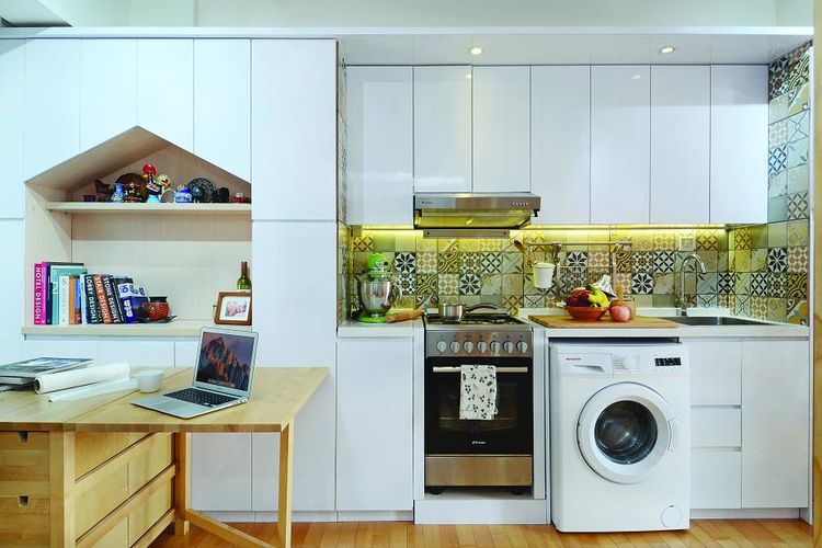 Inspirasi Desain Dapur Multifungsi, Luasnya Hanya 5 Meter Persegi