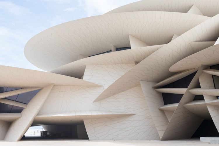 Terinspirasi Desert Rose, Museum Nasional Qatar Ini Miliki Bentuk Dramatis