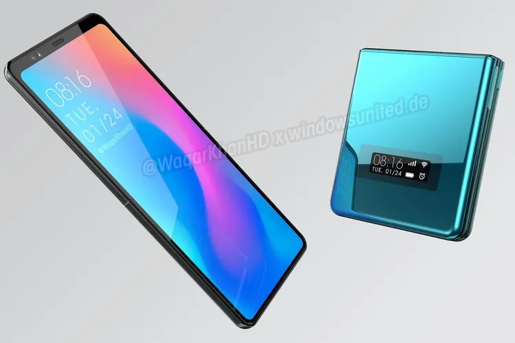 Inilah Tampilan Hape Layar Lipat Xiaomi, Mirip Seperti Z Flip