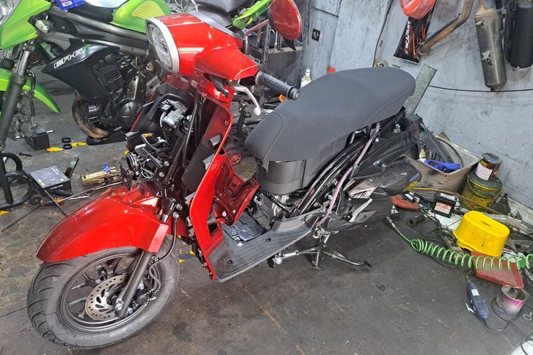 Penampakan Rangka eSAF Honda Stylo Umur 3 Hari Ternyata Banyak Silikat ...