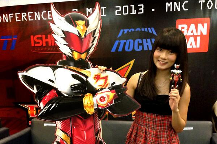 Stella JKT48 dan Mainan Karakter "Bima Satria Garuda" - Page all