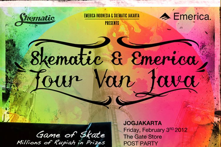 Gelaran Skematic And Emerica Tour Van Java Siap Bergulir
