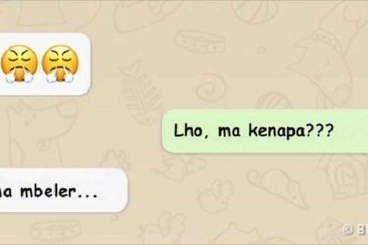 5 Kelakuan Ibu-ibu Saat Chatting. Salah Emoticon Adalah Yang Paling Mending