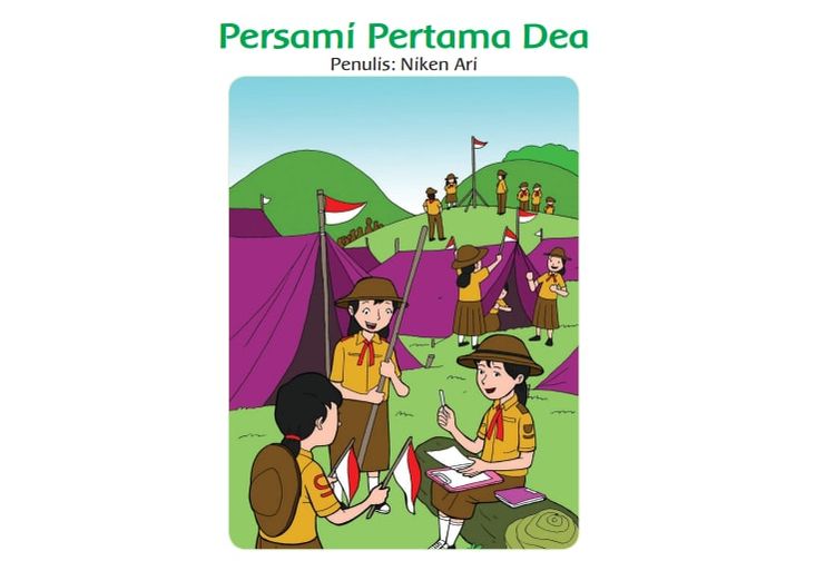 Menceritakan Kembali Isi Cerita Berdasar Teks Bacaan "Persami Pertama ...