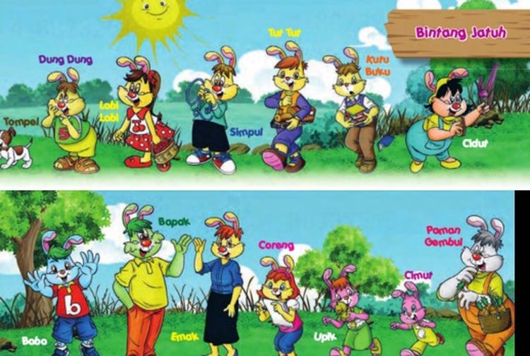 Kenalan dengan 8 Tokoh Keluarga Bobo Kelinci, dari Bapak Sampai Bibi Titi Teliti - Kids