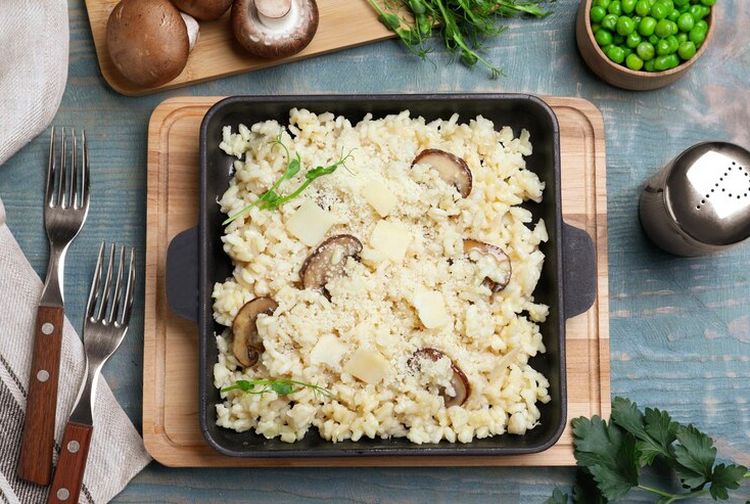 Mengenal Sejarah Risotto, Sajian Nasi Bertekstur Creamy Khas Italia - Kids