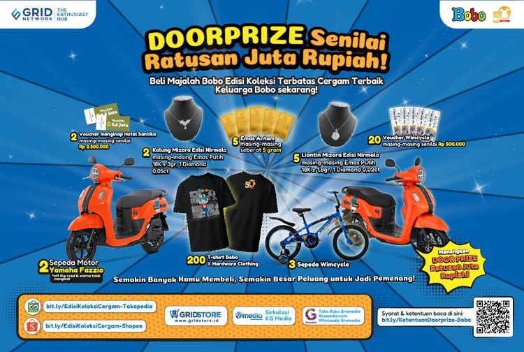 Door Prize Edisi Koleksi Terbatas Cergam Terbaik Keluarga Bobo, dari ...