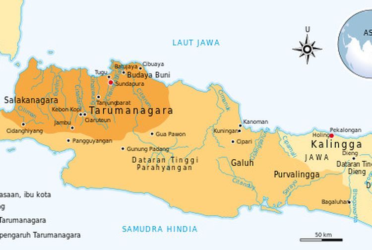 Sejarah Kerajaan Hindu di Indonesia: Kerajaan Tarumanegara Jawa Barat ...